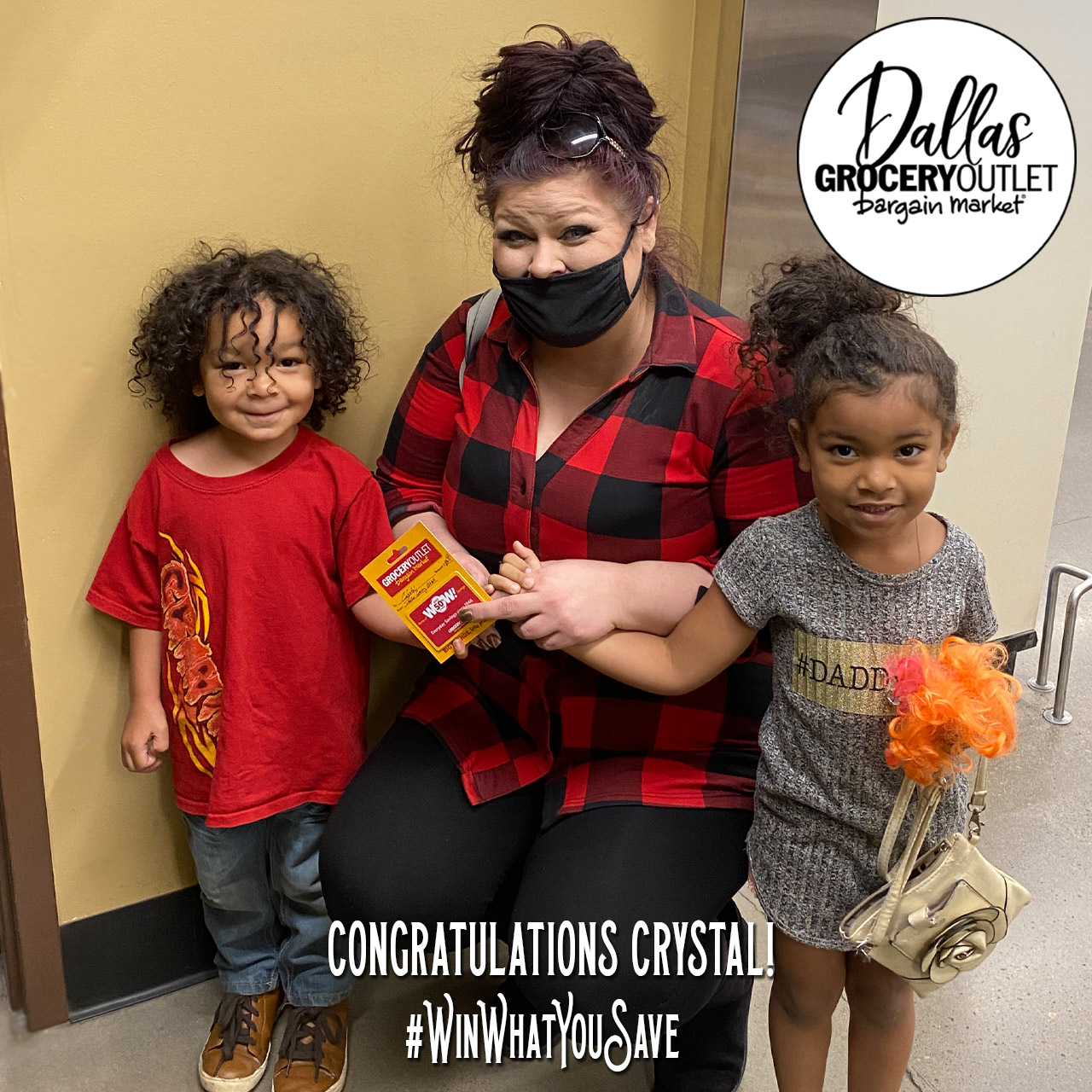 Congratulations Crystal! - Dallas Grocery Outlet | #ShopDallasGOLocal
